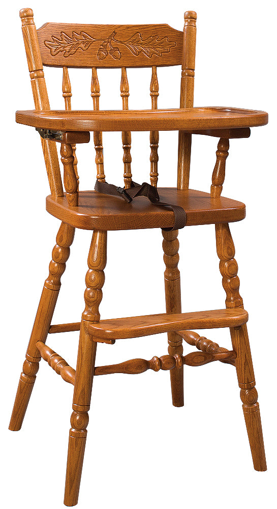 Acorn Back High Chair – Peaceful Valley Furniture