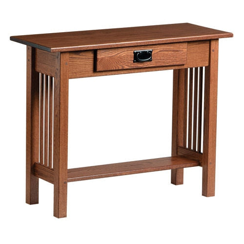 Mission Console Table with Drawer – Peaceful Valley Furniture