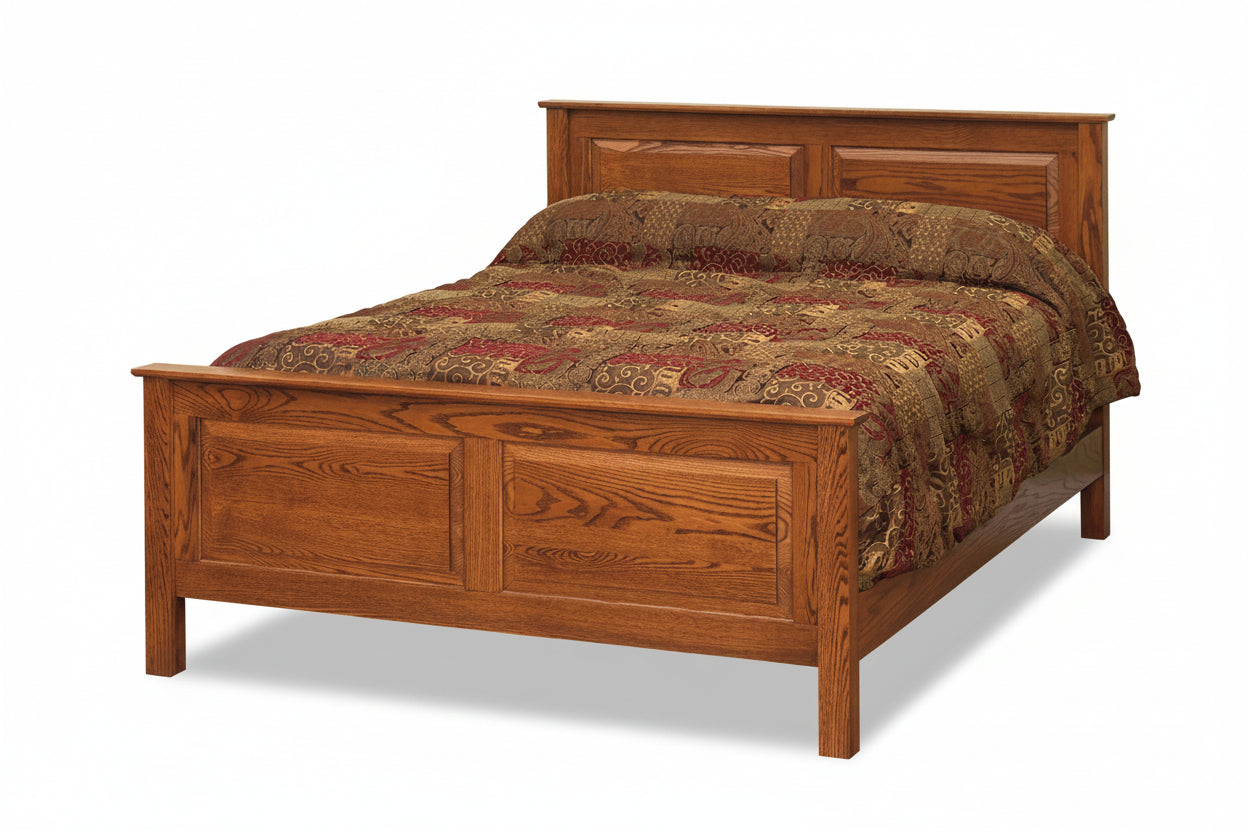 Shaker BED - RAISED PANEL - King – Peaceful Valley Furniture