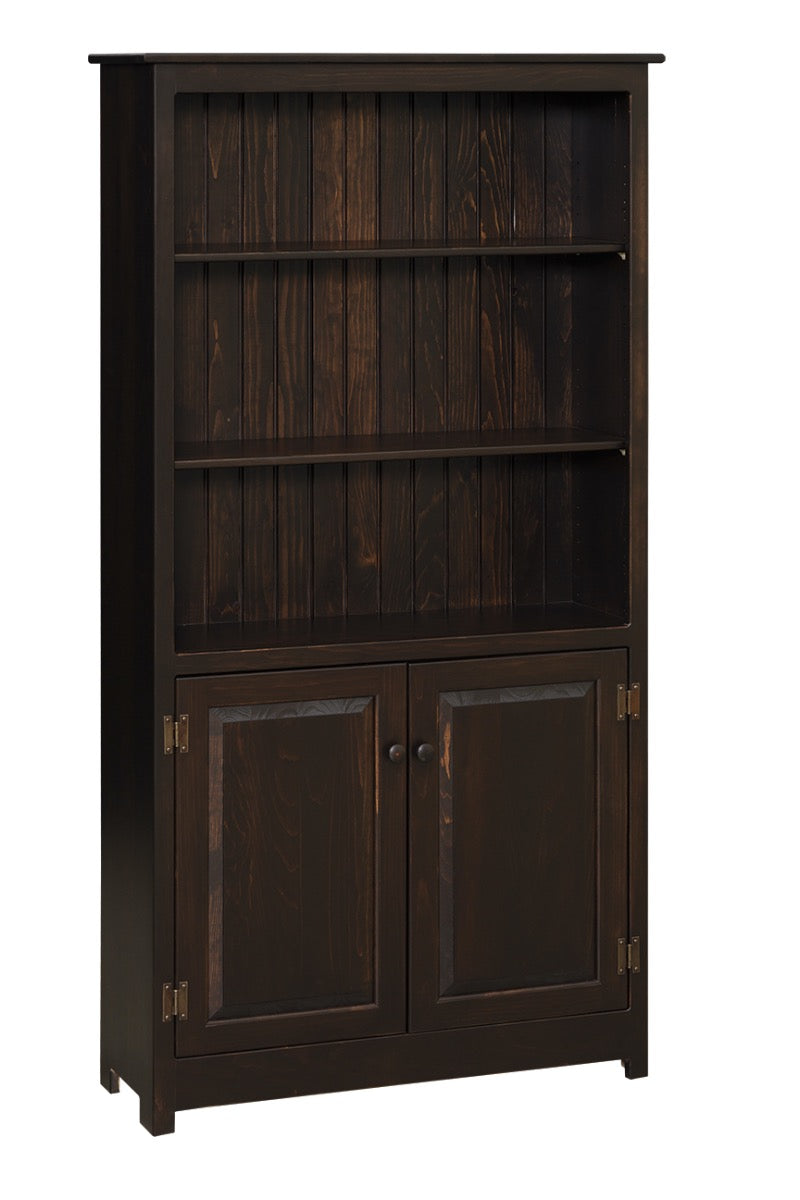 6 Ft Bookcase with Doors – Peaceful Valley Furniture